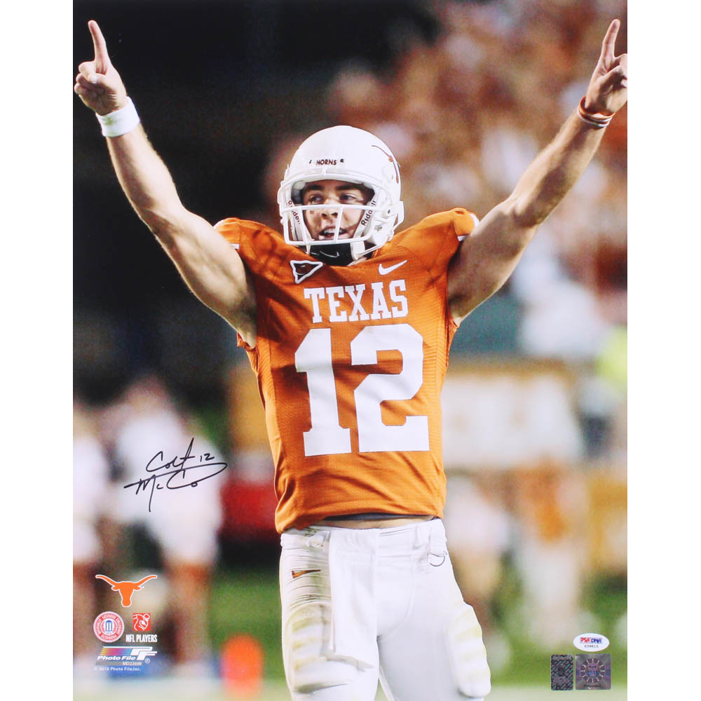 Colt McCoy Signed Texas Longhorns 16x20 Photo (PSA COA & McCoy Hologram ...