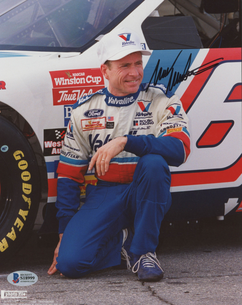 Mark Martin Signed 8x10 Photo (Beckett COA) | Pristine Auction