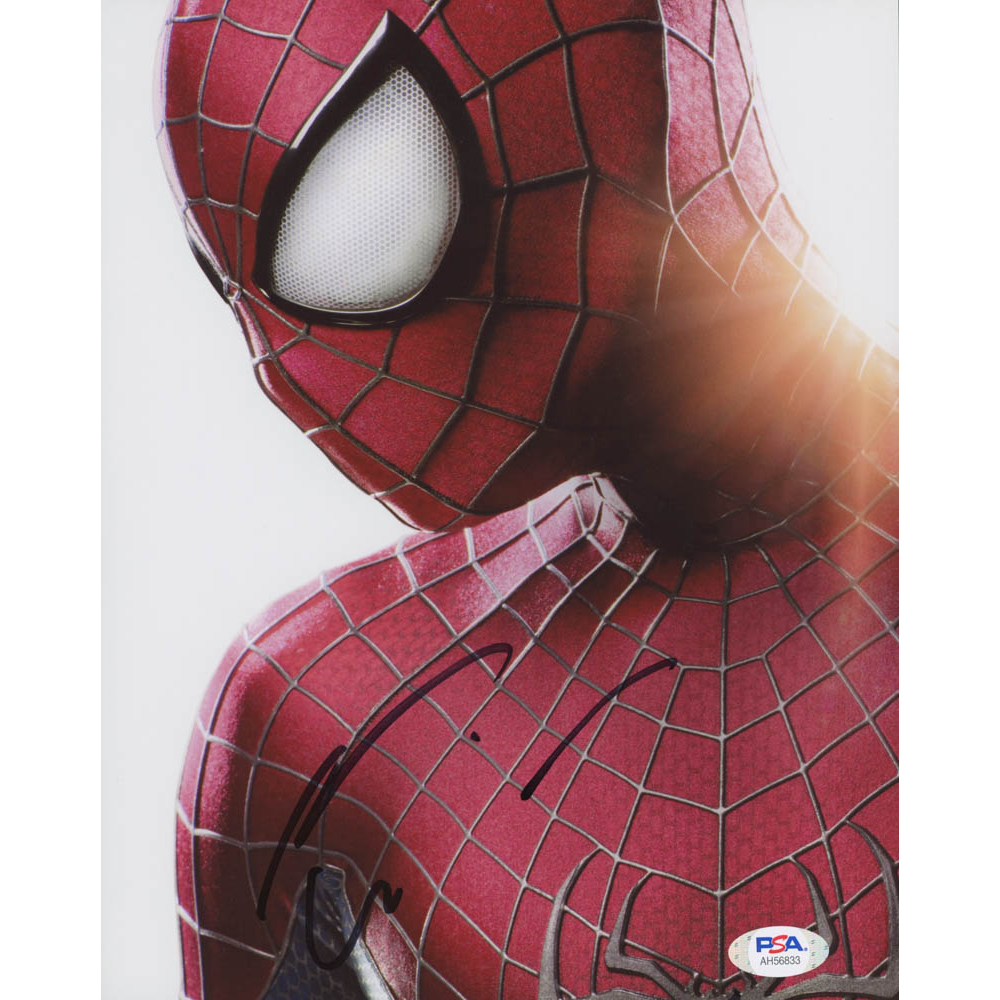Andrew Garfield Signed "The Amazing Spider-Man" 8x10 Photo (PSA COA ...