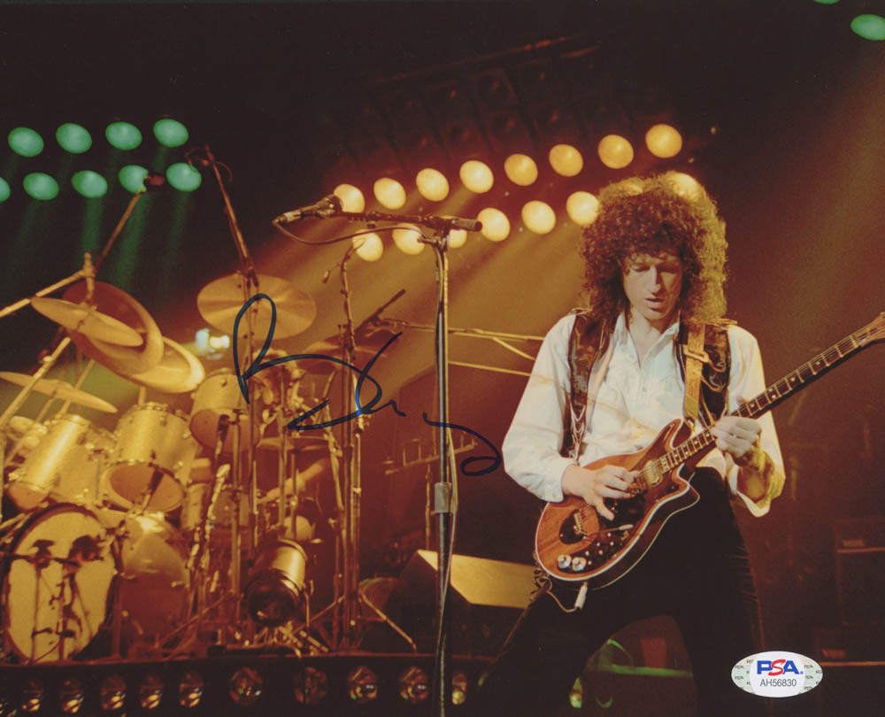 Brian May Signed 8x10 Photo (PSA COA) | Pristine Auction