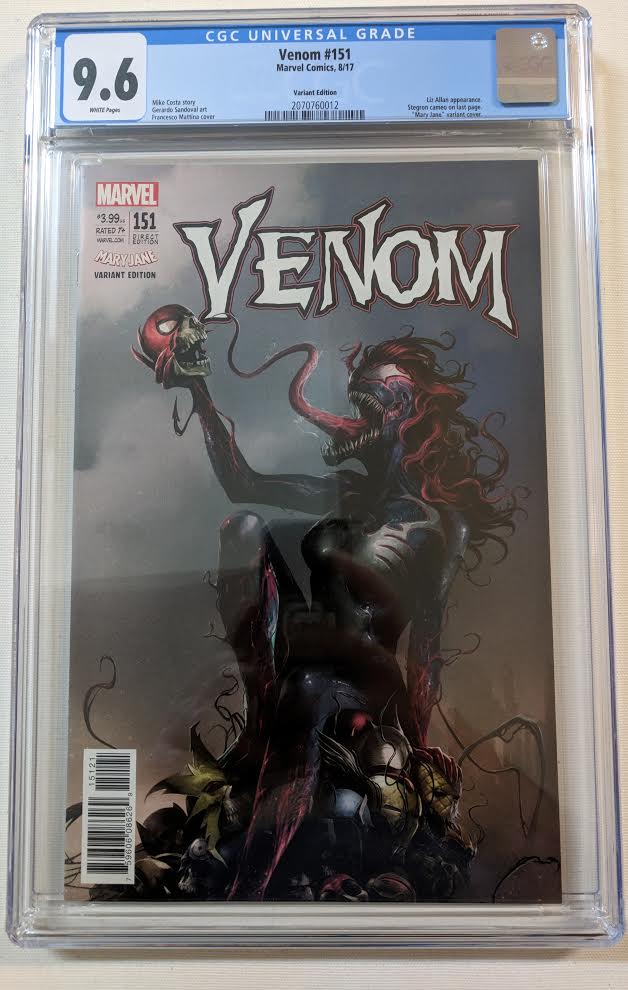 2017 "Venom" Issue #151 Francesco Mattina Mary Jane Variant Cover ...