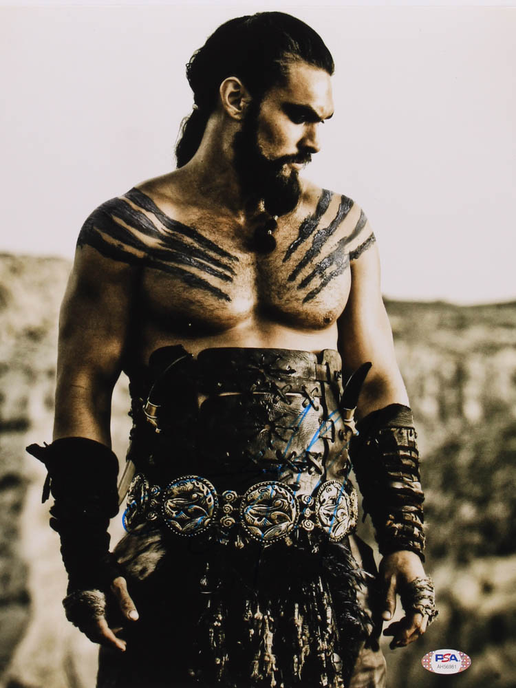 Jason Momoa Signed "Game of Thrones" 11x14 Photo (PSA Hologram ...
