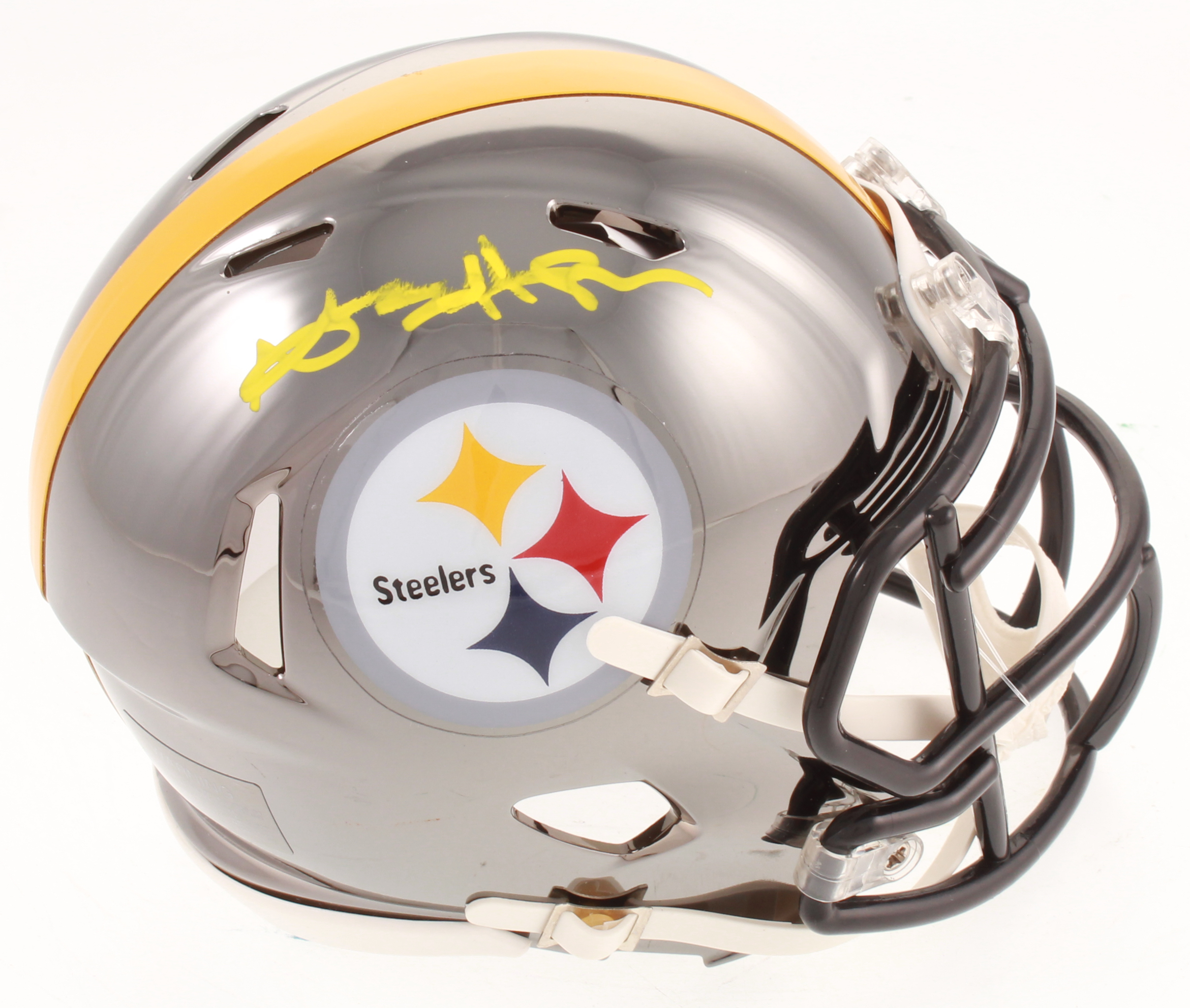 Antonio Brown Signed Steelers Chrome Speed Mini-Helmet (JSA COA ...