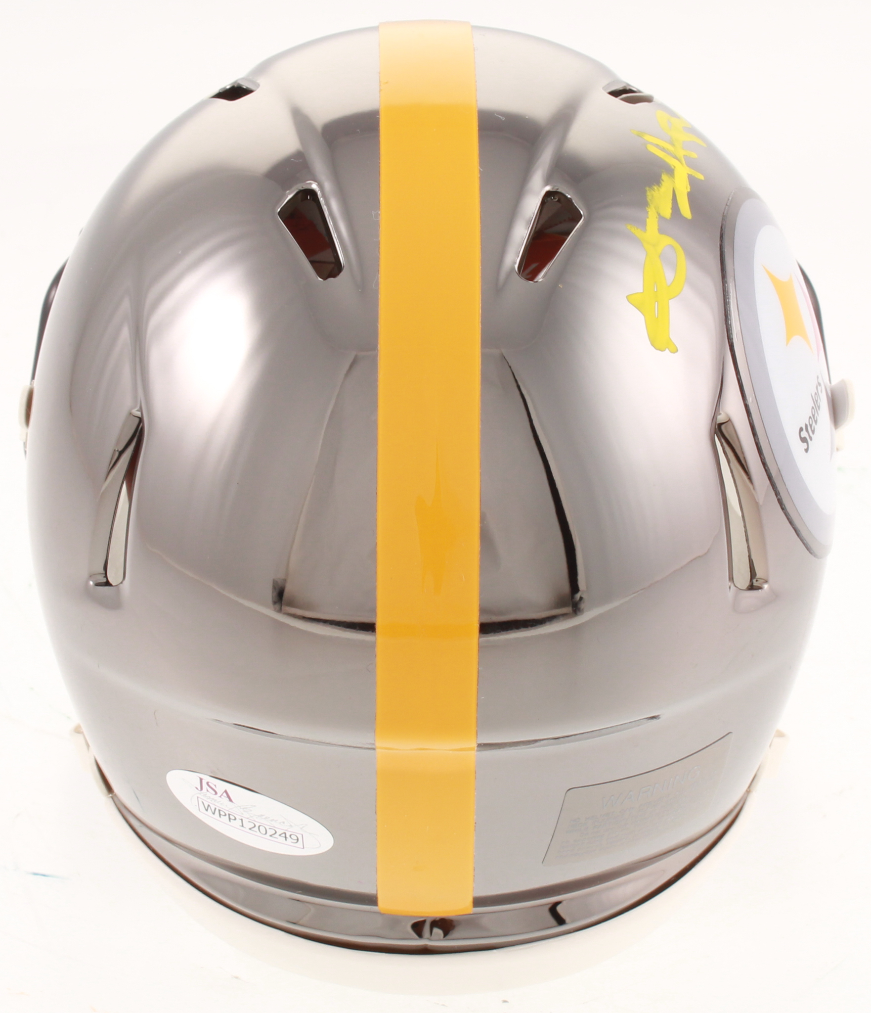 Antonio Brown Signed Steelers Chrome Speed Mini-Helmet (JSA COA ...