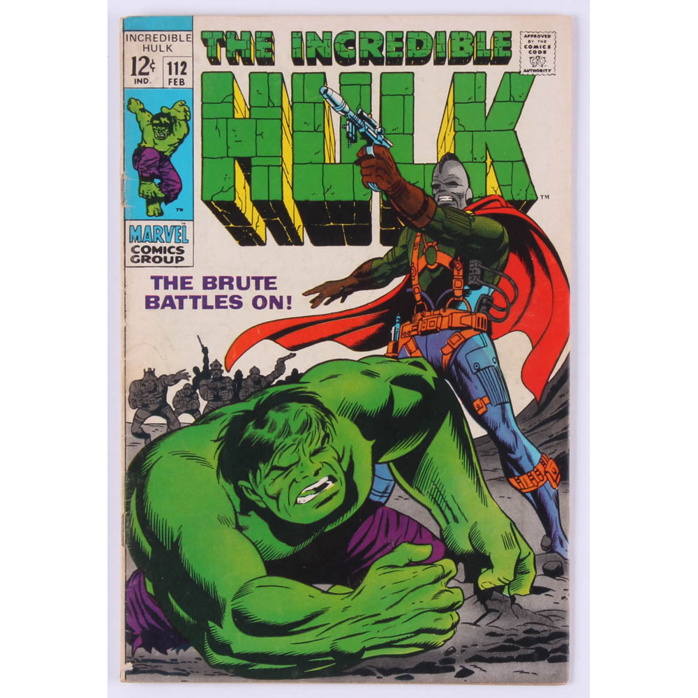 1969 "The Incredible Hulk" Issue #112 Marvel Comic Book | Pristine Auction