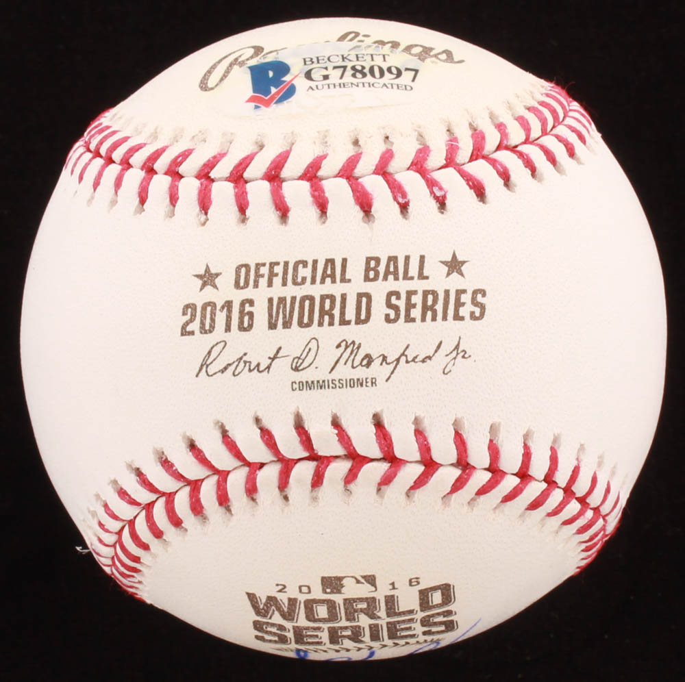 John Lackey Signed 2016 World Series Baseball (Beckett COA) | Pristine ...