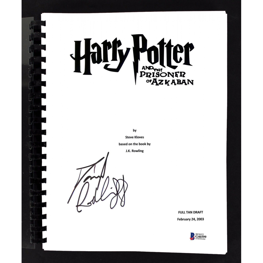 Daniel Radcliffe Signed "Harry Potter and the Prisoner of Azkaban ...