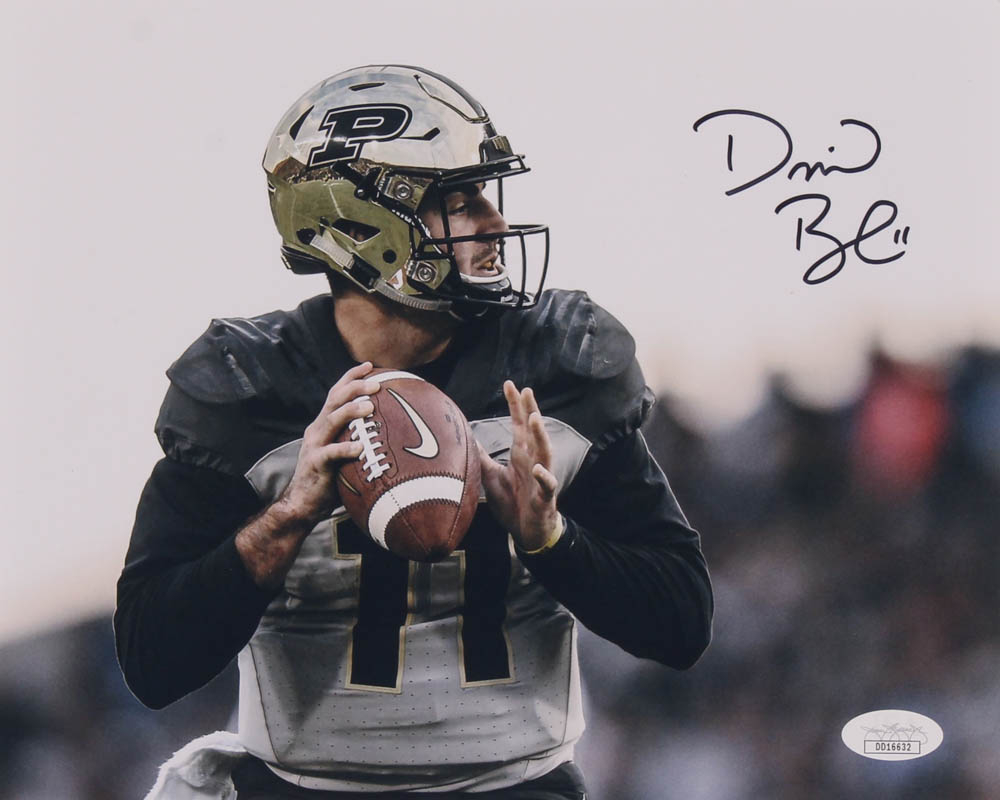 David Blough Signed Purdue Boilermakers 8x10 Photo (JSA Hologram ...