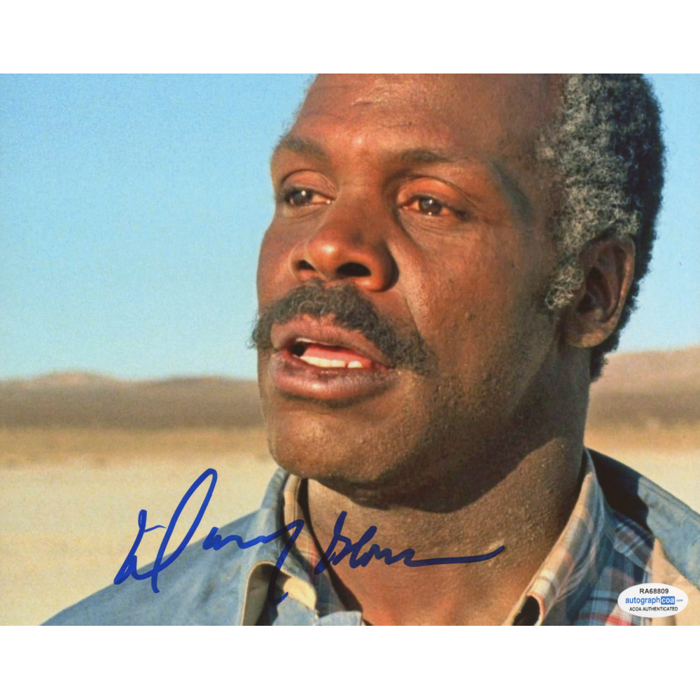 Danny Glover Signed "Lethal Weapon" 8x10 Photo (AutographCOA COA ...