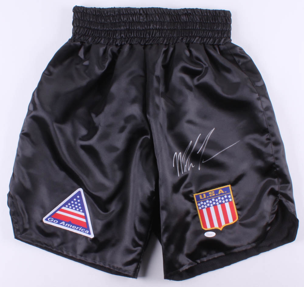 Mike Tyson Signed Team USA Boxing Trunks (JSA Hologram) | Pristine Auction