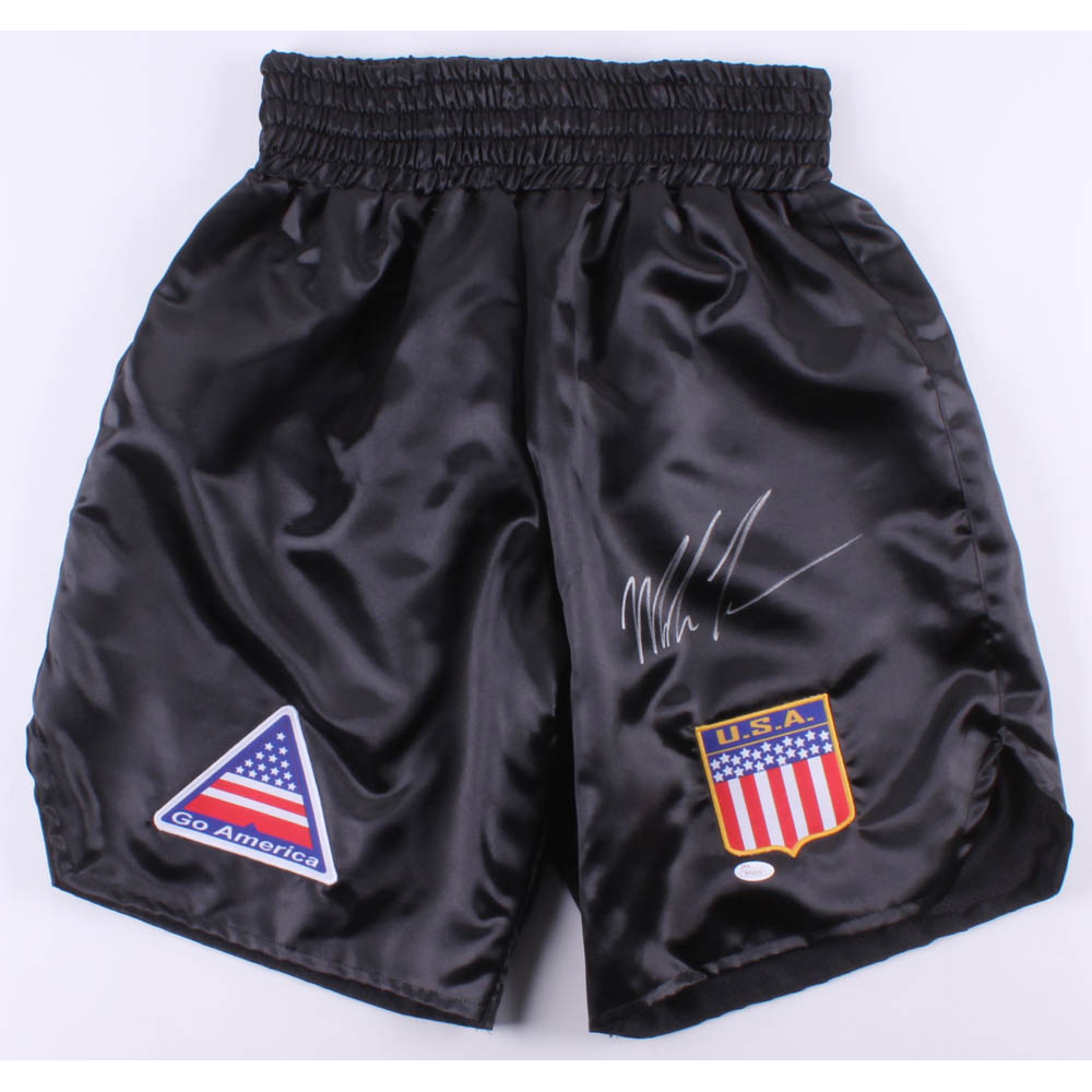 Mike Tyson Signed Team USA Boxing Trunks (JSA Hologram) | Pristine Auction