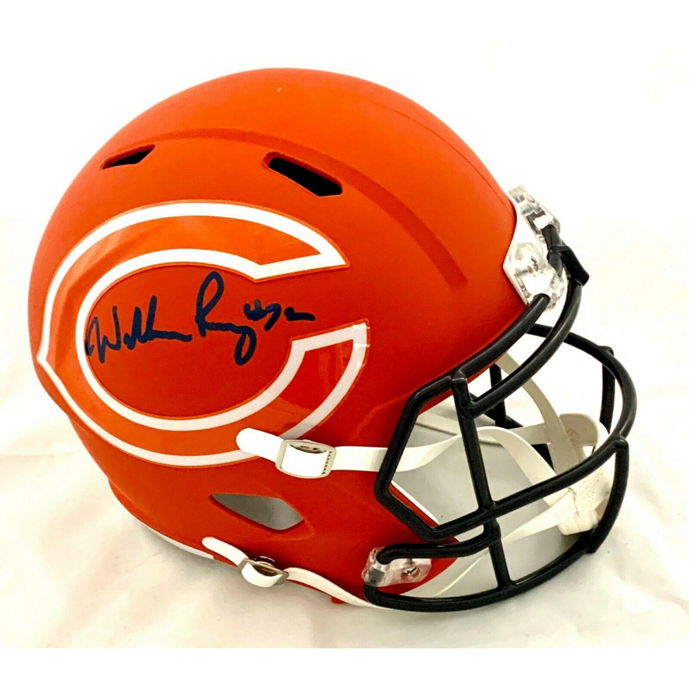 William Perry Signed Bears Full-Size AMP Alternate Speed Helmet ...