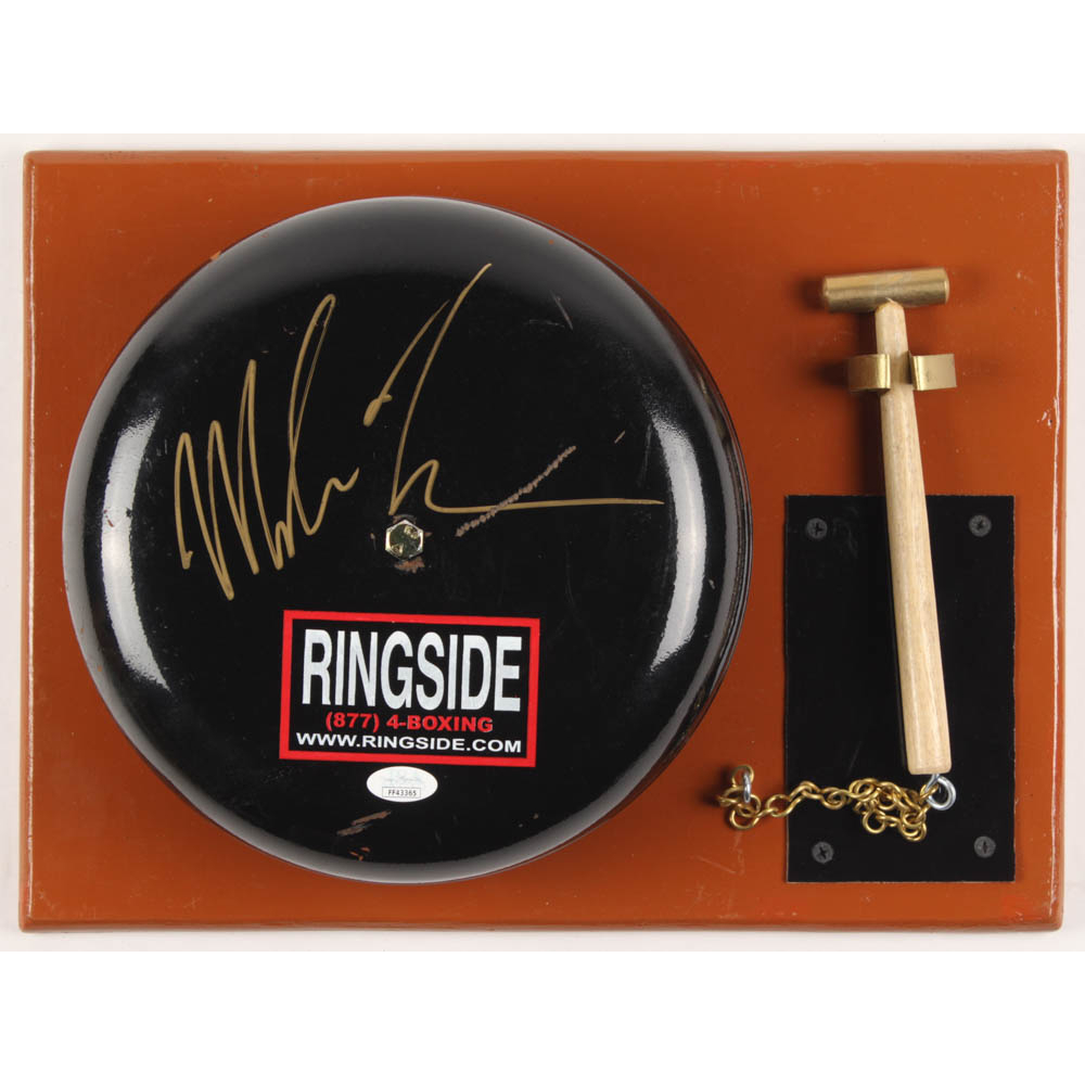 Mike Tyson Signed Authentic Full-Size Ringside Boxing Bell (JSA COA ...