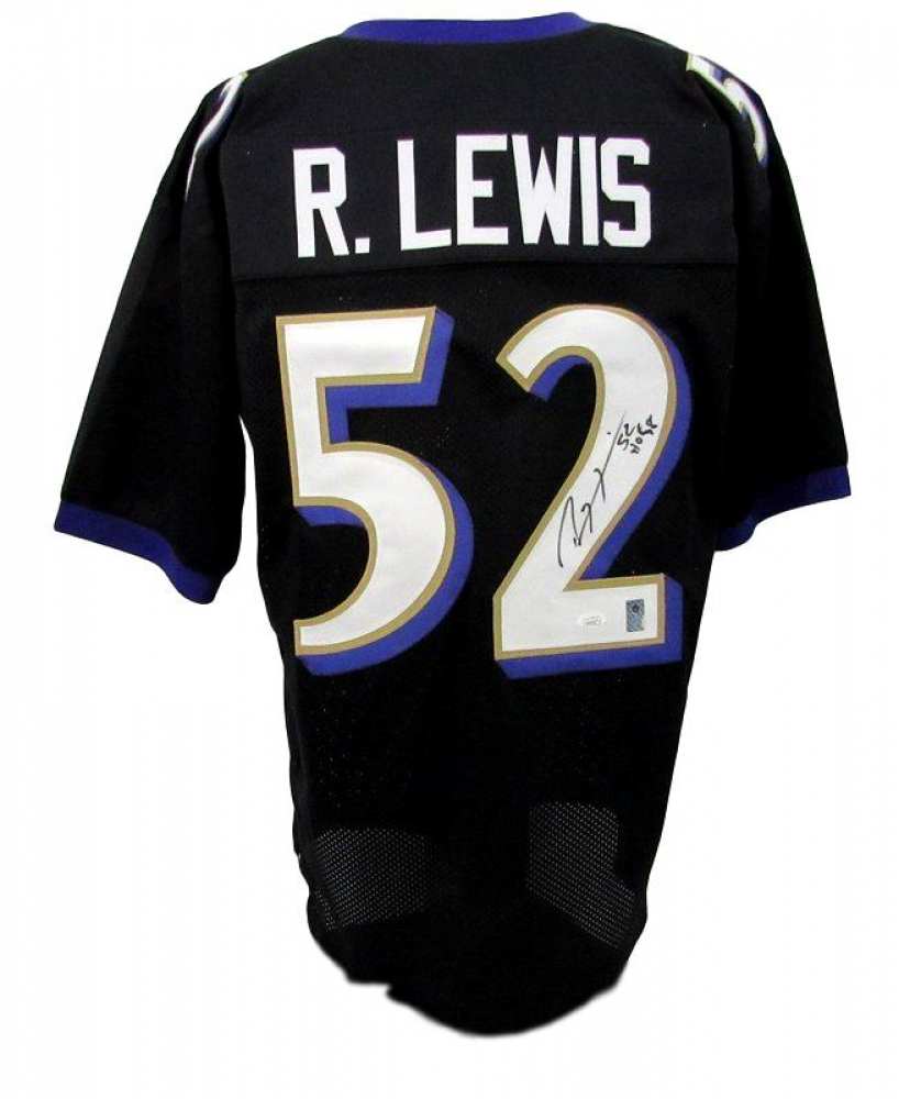 Ray Lewis Signed Jersey Inscribed "HOF 18" (JSA COA & Lewis Hologram ...