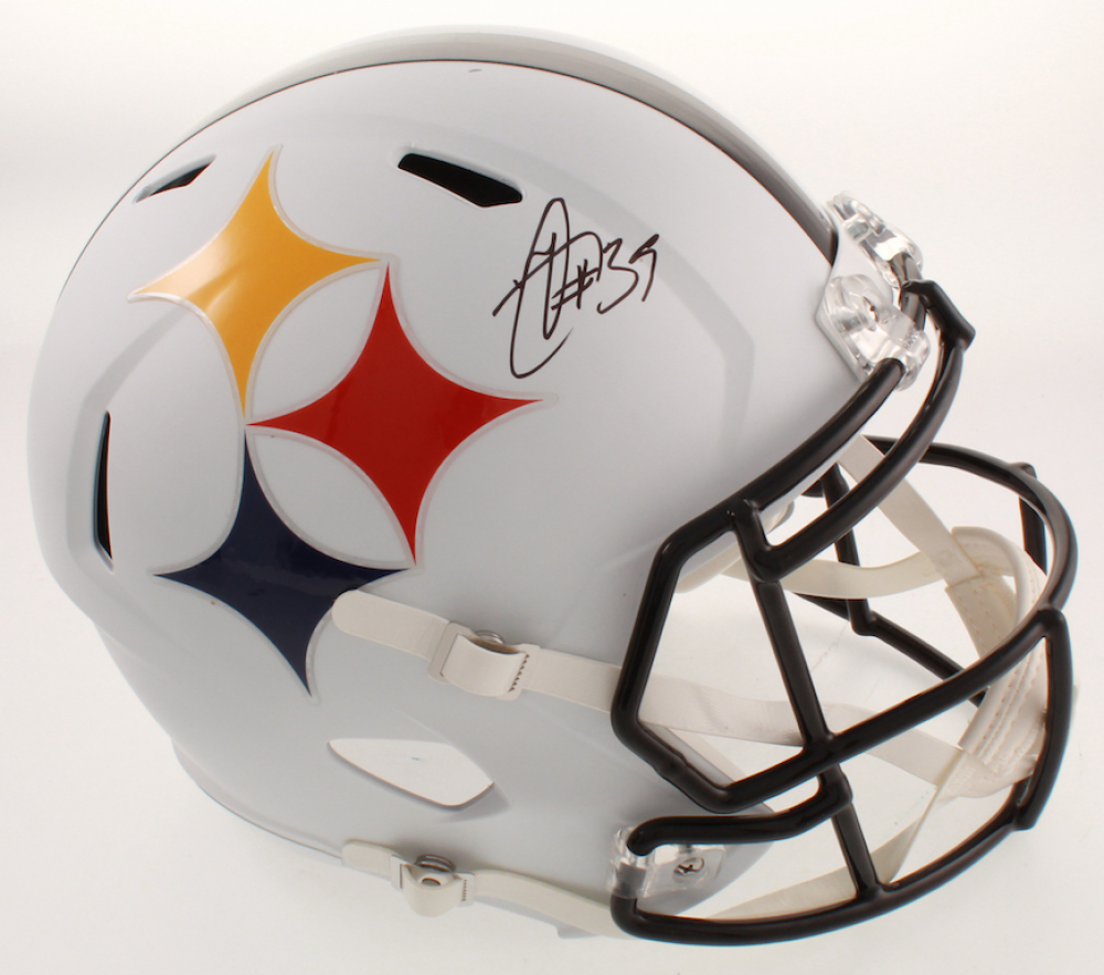 Minkah Fitzpatrick Signed Steelers Full-Size AMP Alternate Speed Helmet ...