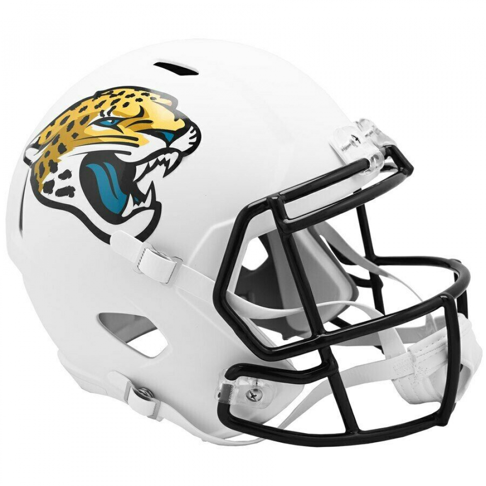 Jaguars Full-Size Matte White Speed Helmet | Pristine Auction