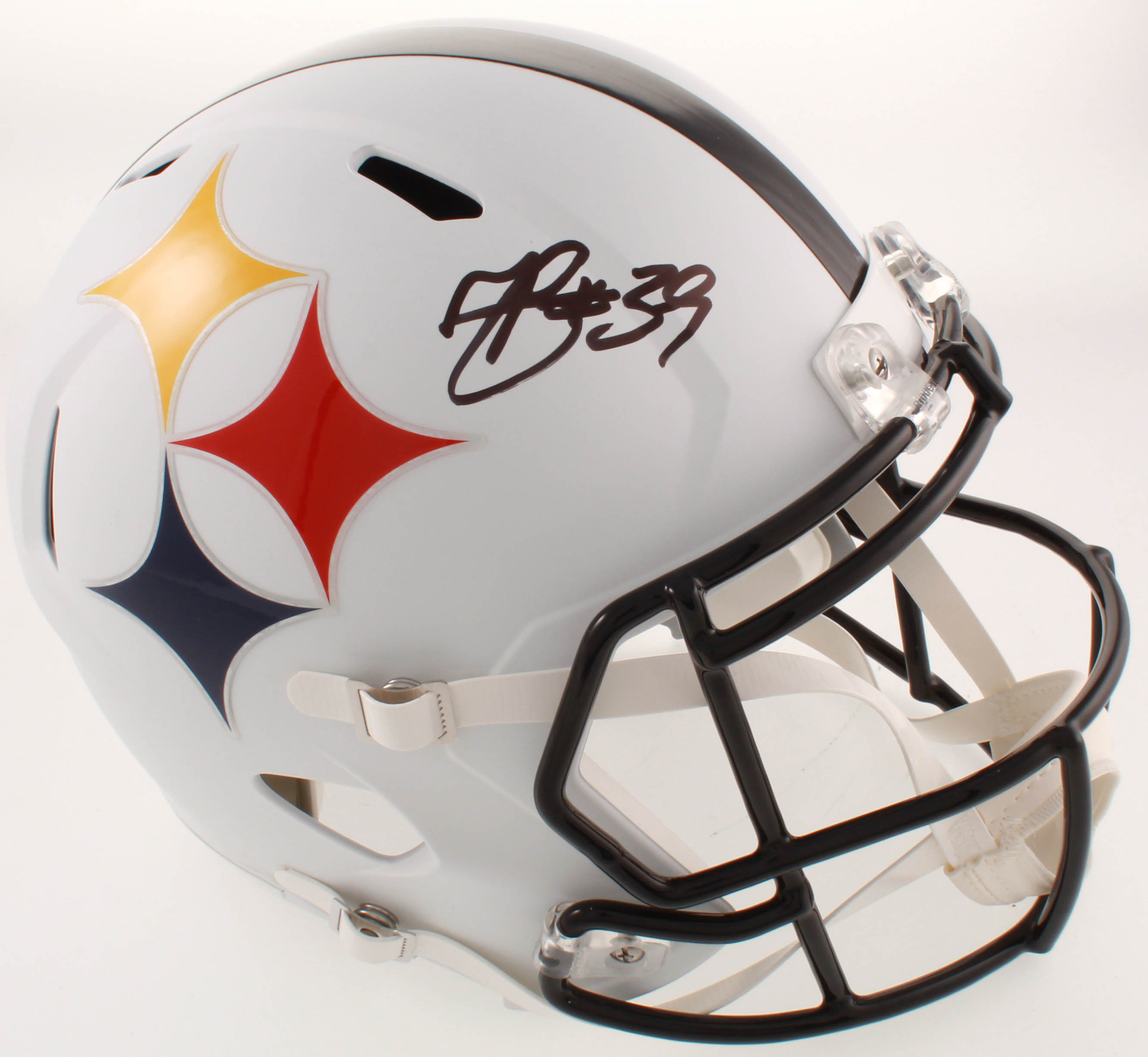 Minkah Fitzpatrick Signed Steelers Full-Size AMP Alternate Speed Helmet ...