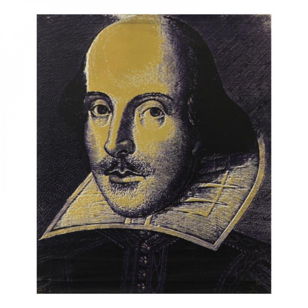 Steve Kaufman Signed "Shakespeare" Limited Edition 36x47 Hand-Painted ...