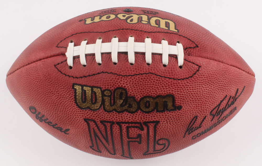 John Elway Signed LE Official NFL Game Ball Football with Display Case ...