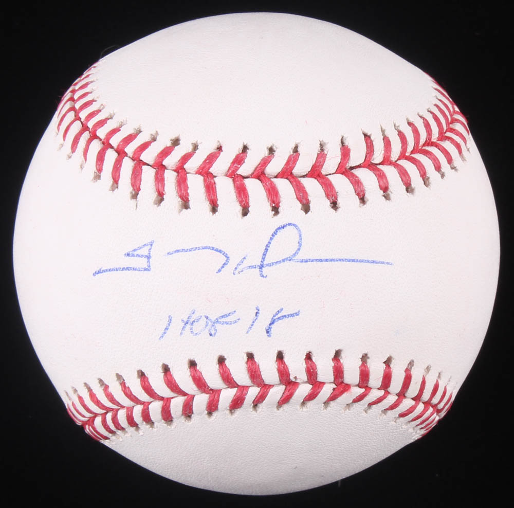 Trevor Hoffman Signed OML Baseball Inscribed "HOF 18" (JSA) | Pristine ...