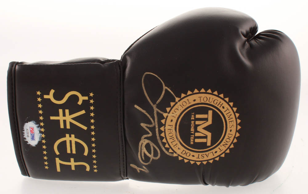 Floyd Mayweather Jr. Signed "TMT" Boxing Glove (PSA COA) | Pristine Auction