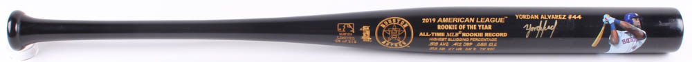 Yordan Alvarez Signed LE Rookie of the Year Baseball Bat (Beckett COA ...