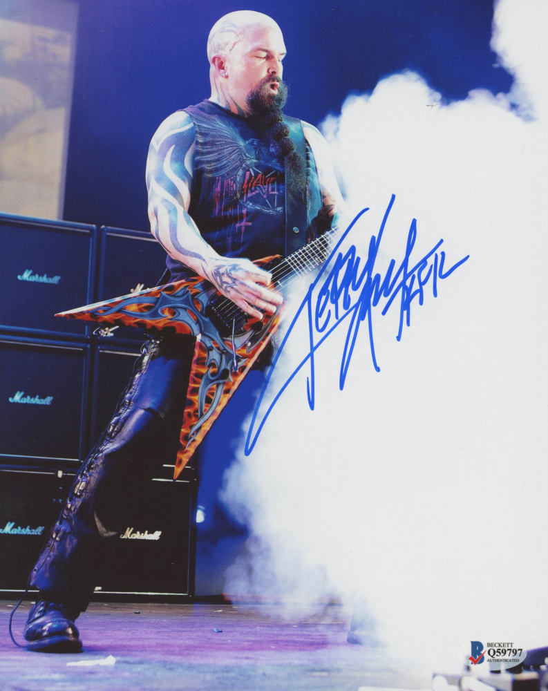 Kerry King Signed "Slayer" 8x10 Photo (Beckett COA) | Pristine Auction