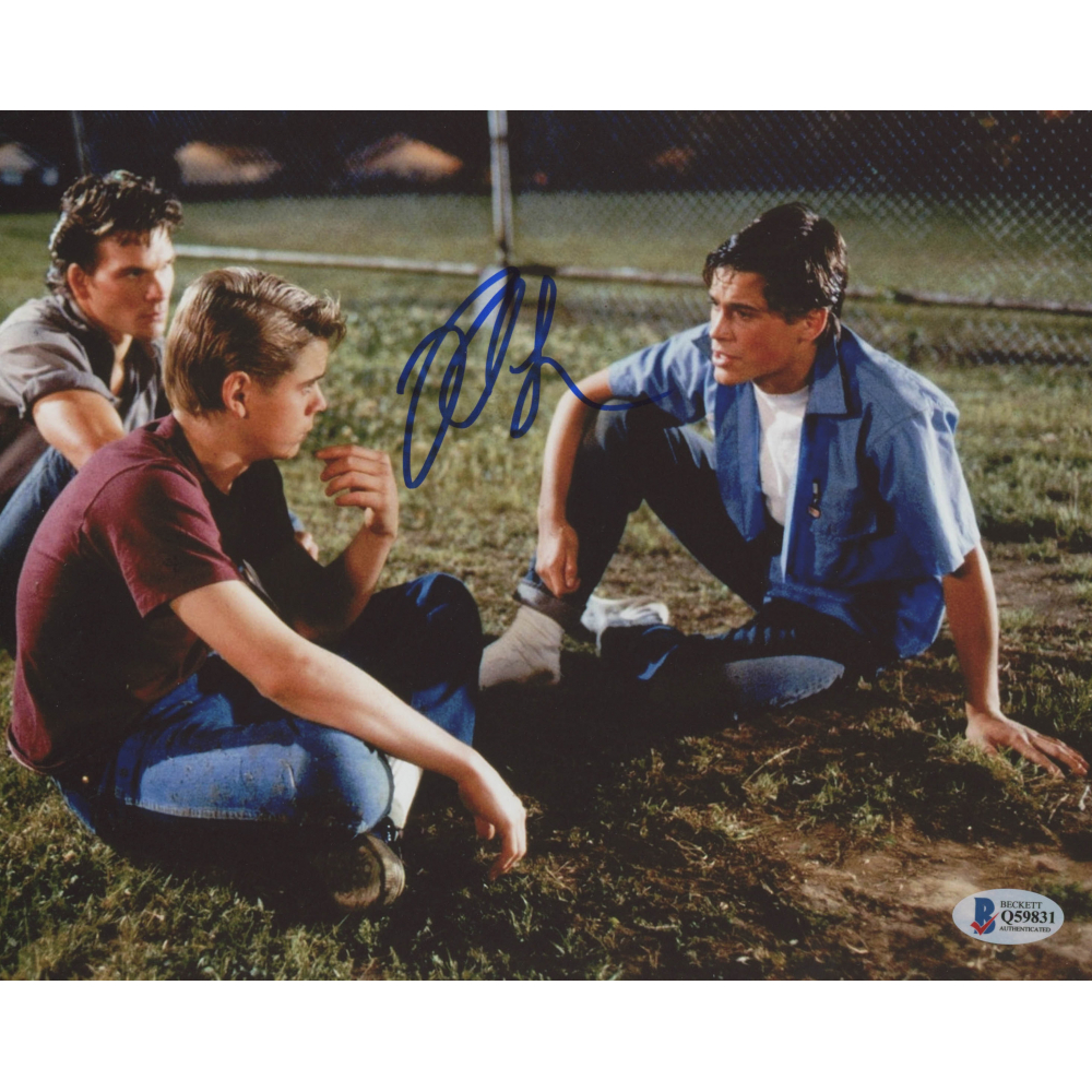 Rob Lowe Signed "The Outsiders" 8x10 Photo (Beckett COA) | Pristine Auction