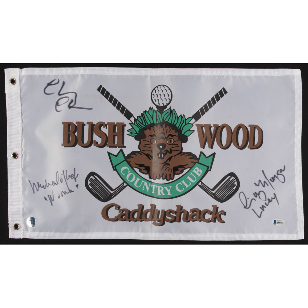 Chevy Chase, Cindy Morgan & Michael O'Keefe Signed "Caddyshack ...