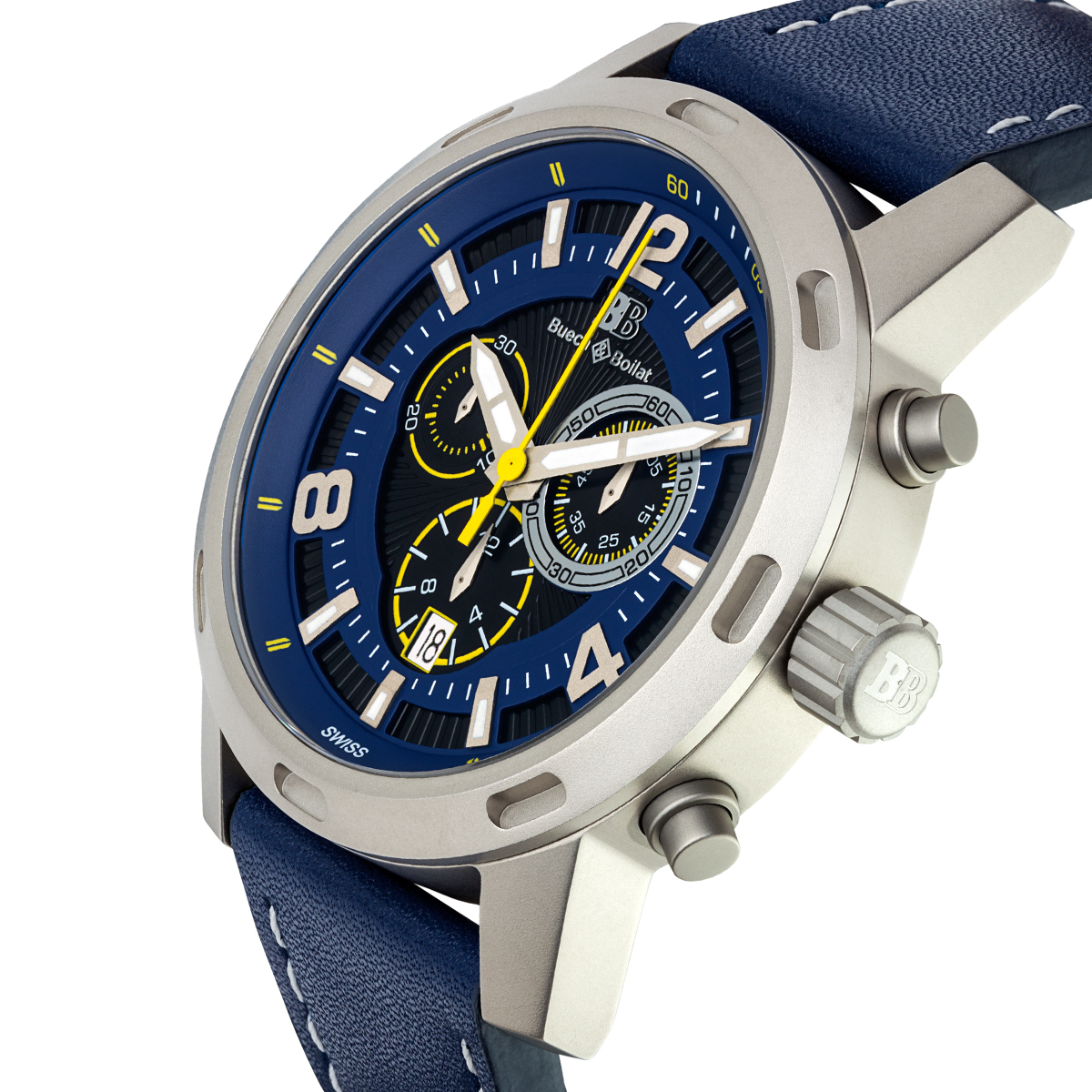 Buech & Boilat Baracchi Men's Chronograph Watch | Pristine Auction