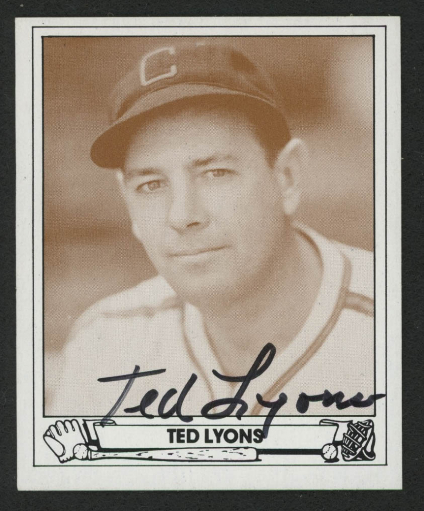 Ted Lyons Signed 1983 TCMA Playball 1942 #18 (JSA COA) | Pristine Auction