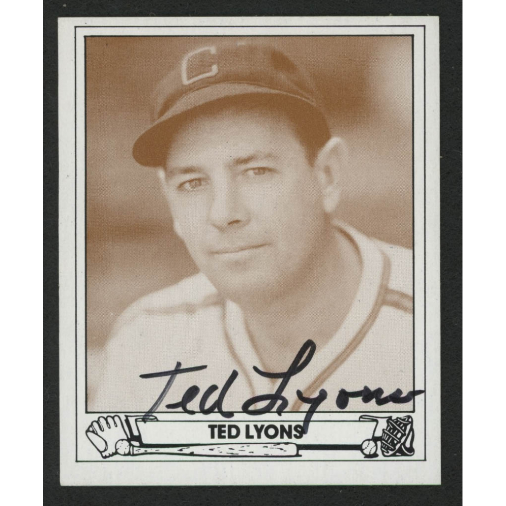 Ted Lyons Signed 1983 TCMA Playball 1942 #18 (JSA COA) | Pristine Auction