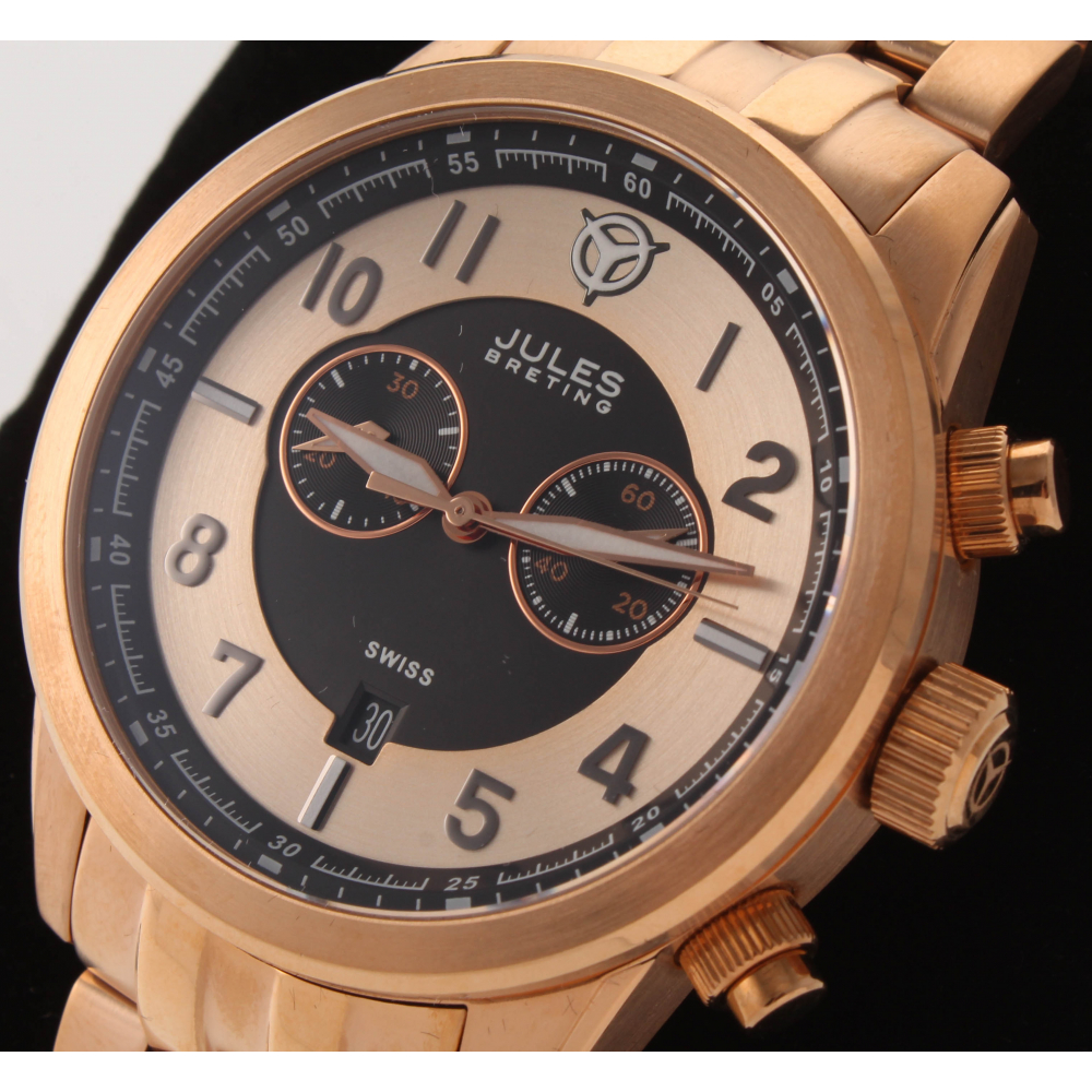 Jules Breting Geidi Prime Men's Swiss Chronograph Watch | Pristine Auction