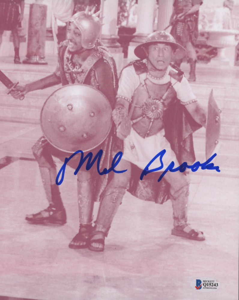 Mel Brooks Signed History Of The World Pt 1 8x10 Photo Beckett Coa