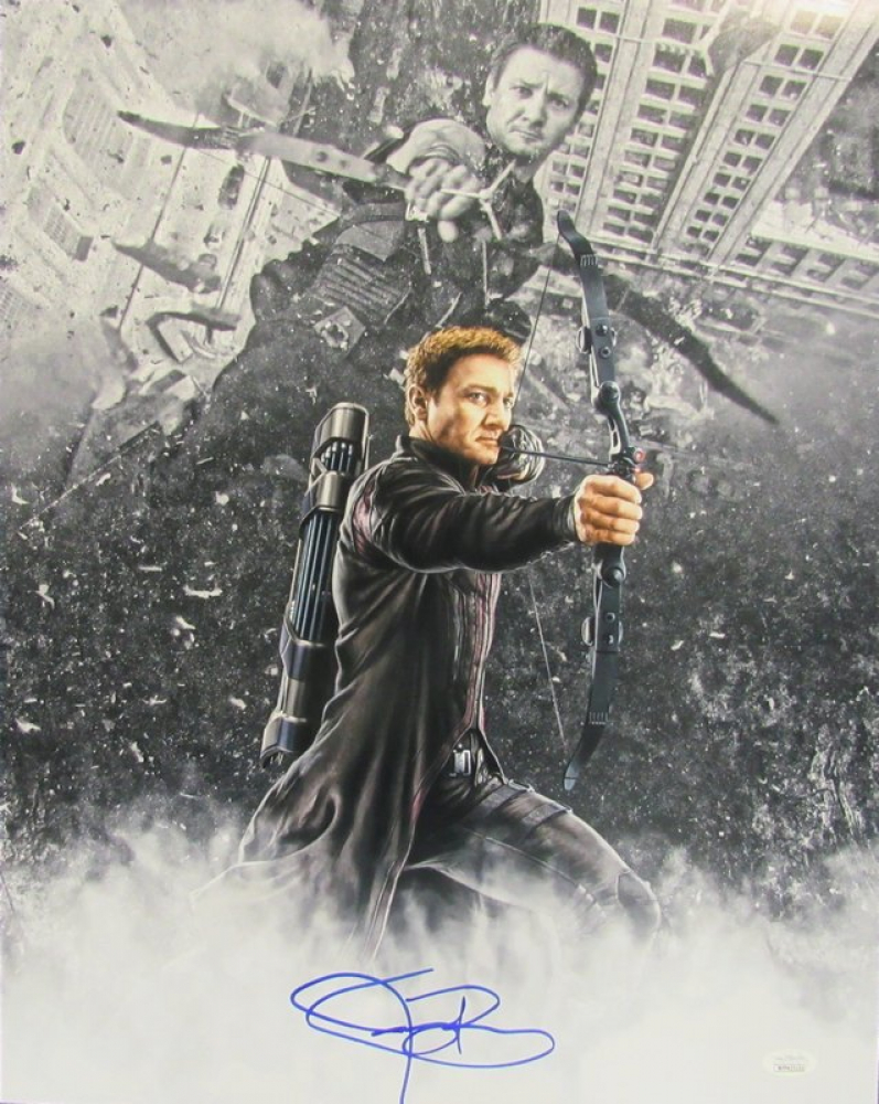 Jeremy Renner Signed "Avengers" 16x20 Photo (JSA COA) | Pristine Auction