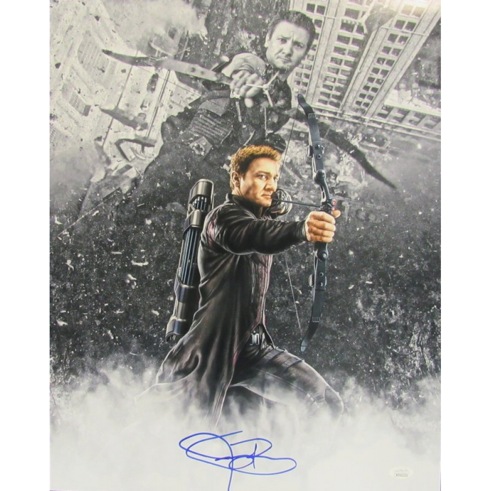 Jeremy Renner Signed "Avengers" 16x20 Photo (JSA COA) | Pristine Auction