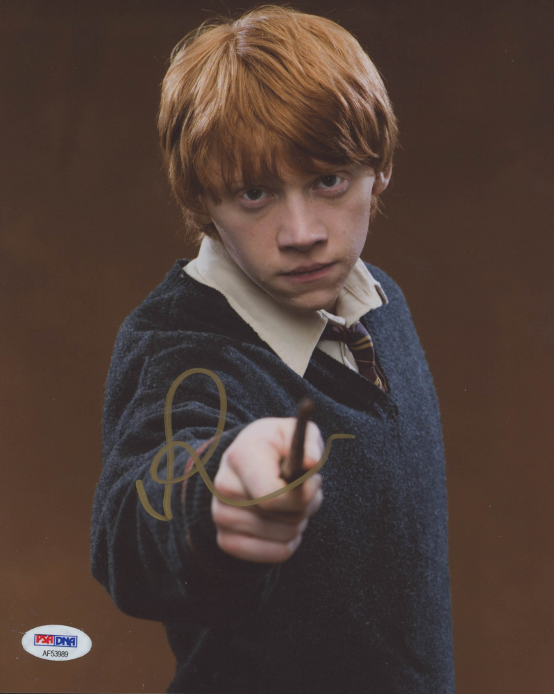 Rupert Grint Signed "Harry Potter" 8x10 Photo (PSA Hologram) | Pristine ...