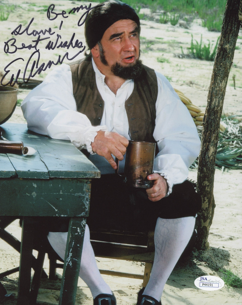 Ed Asner Signed "Roots" 8x10 Photo Inscribed "Be My Slave!"" & "Best ...