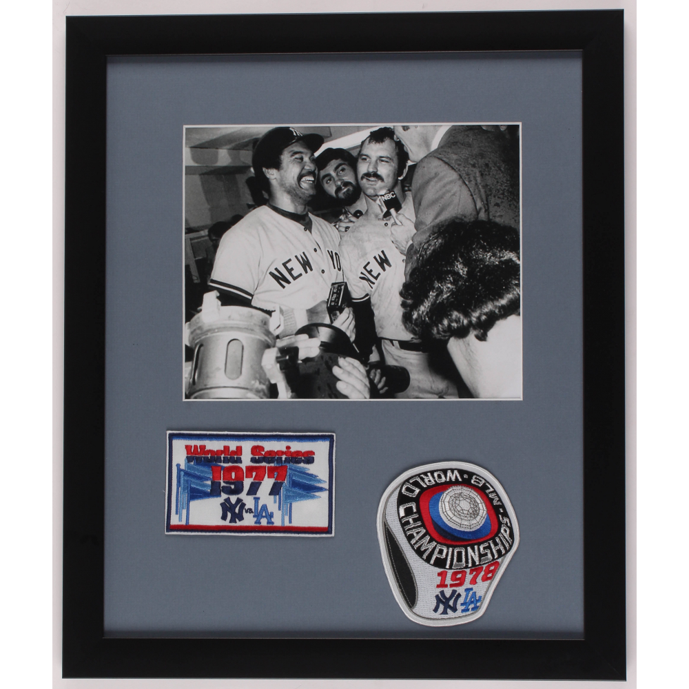 Reggie Jackson & Thurman Munson Yankees 16x19 Custom Framed Photo ...