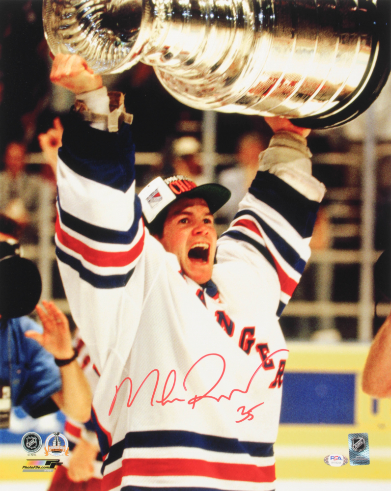 Mike Richter Signed Rangers 16x20 Photo (PSA COA) | Pristine Auction