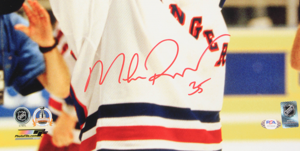 Mike Richter Signed Rangers 16x20 Photo (PSA COA) | Pristine Auction