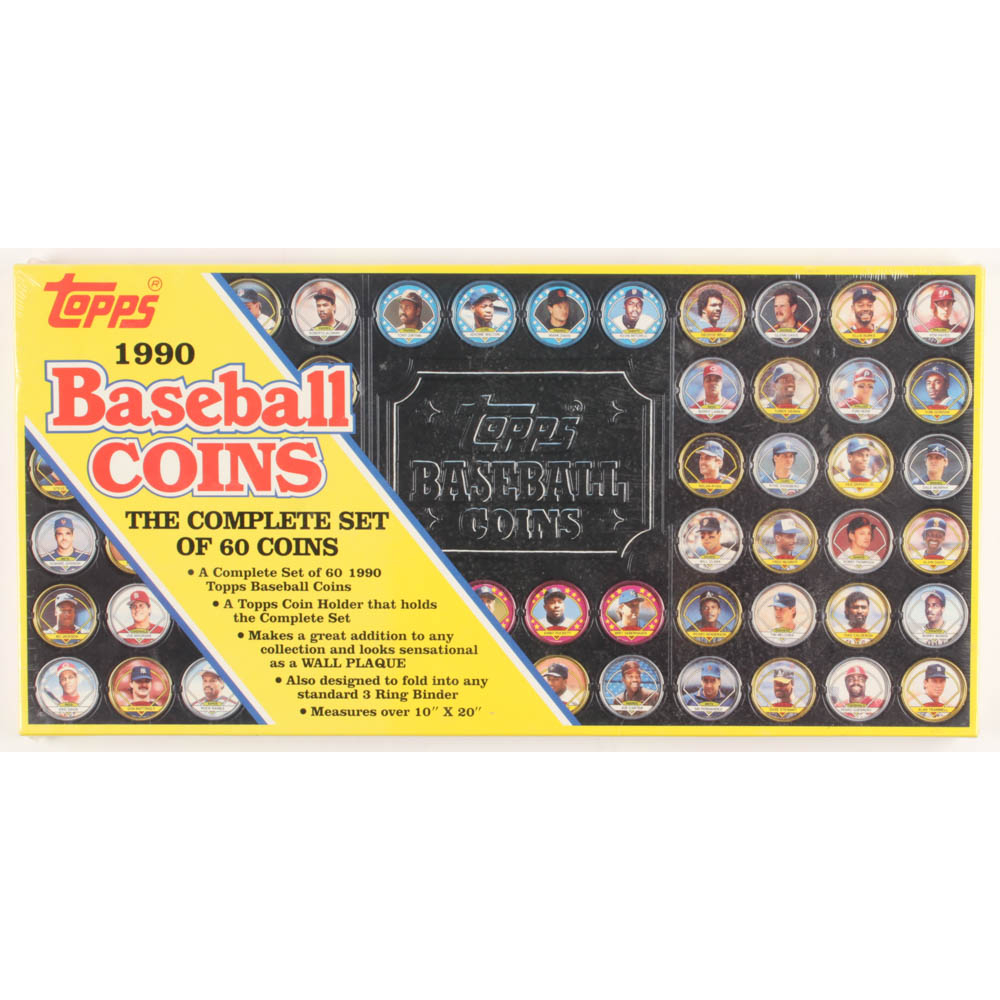 1990 Topps Coins Complete Set of (60) Baseball Coins with Kirby Puckett ...