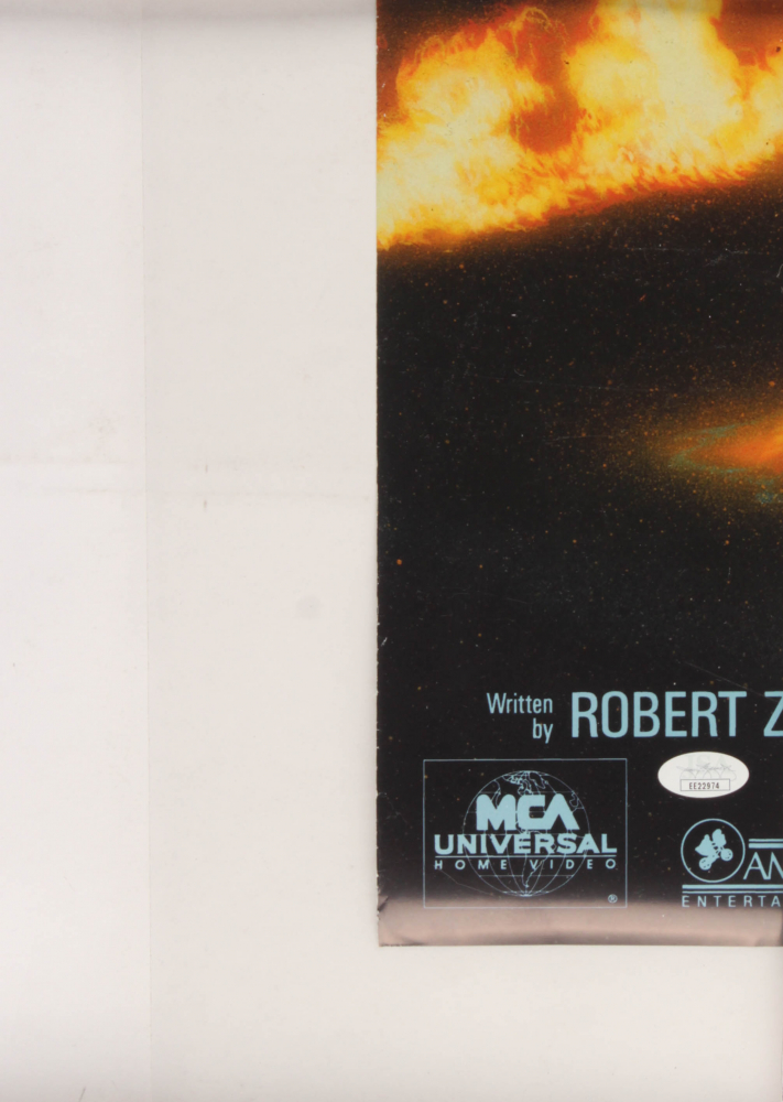 Christopher Lloyd & Thomas Wilson Signed "Back to the Future" 24x36 Movie Poster Inscribed "Doc ...