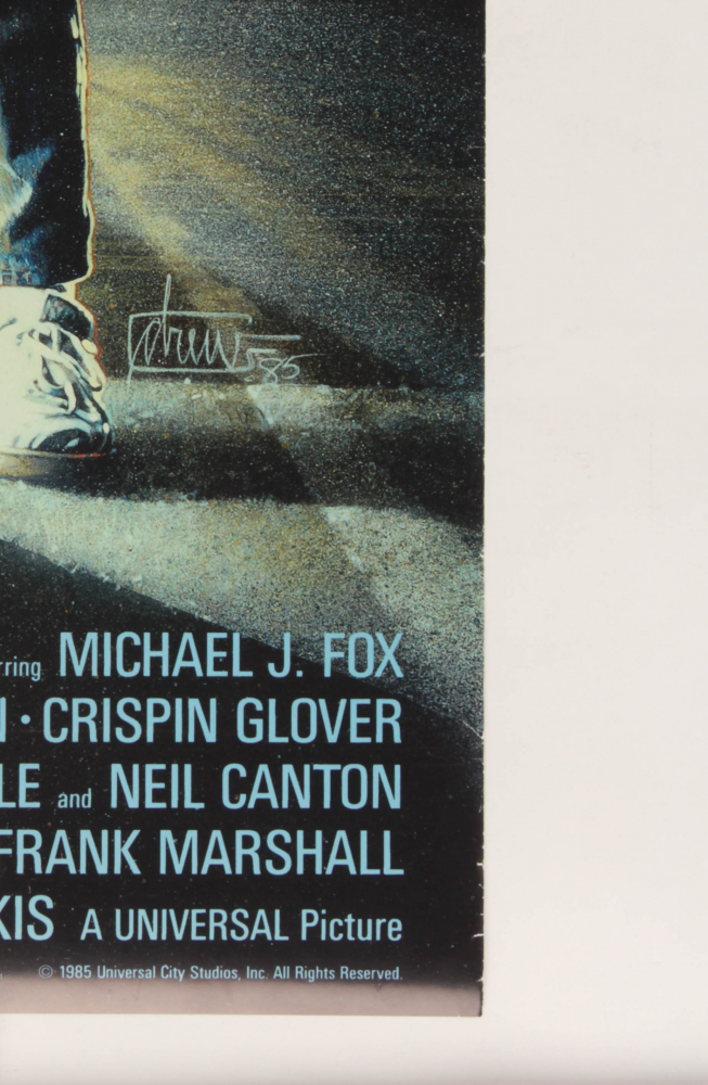 Christopher Lloyd & Thomas Wilson Signed "Back to the Future" 24x36 Movie Poster Inscribed "Doc ...