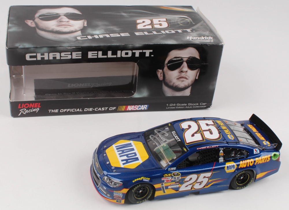 Chase Elliott Signed LE NASCAR #25 NAPA 2015 SS -1:24 Scale Die Cast ...