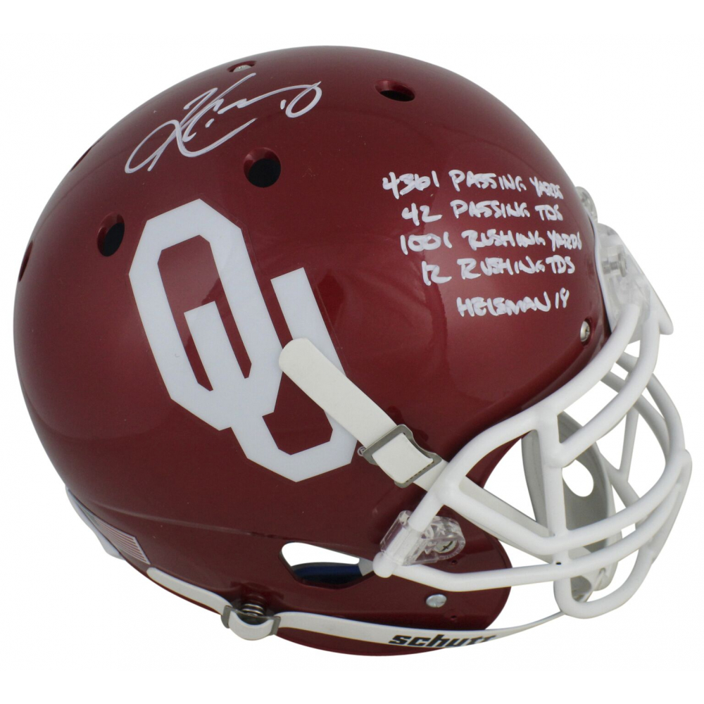 Kyler Murray Signed Oklahoma Sooners Full-Size Authentic On-Field ...