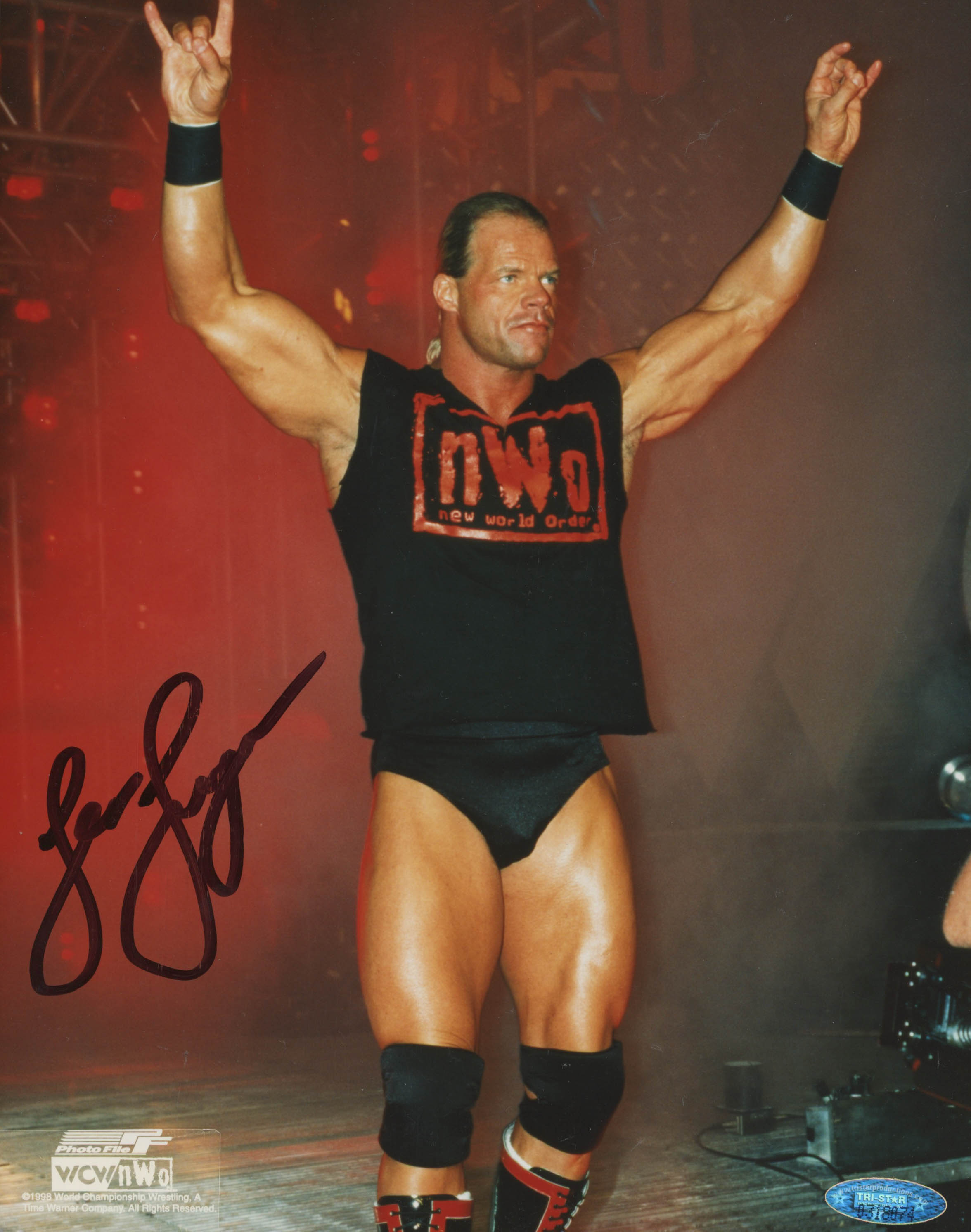 Lex Luger Signed WWE 8x10 Photo (TriStar Hologram) | Pristine Auction