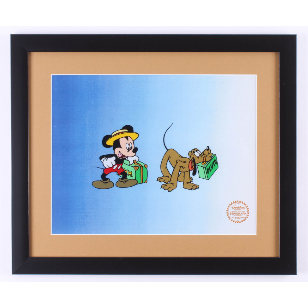 Walt Disney's "Mr. Mouse Takes a Trip" 16x19 Custom Framed Animation ...