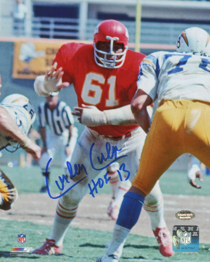 Curley Culp Signed Chiefs 8x10 Photo Inscribed "HOF 13" (Schwartz ...