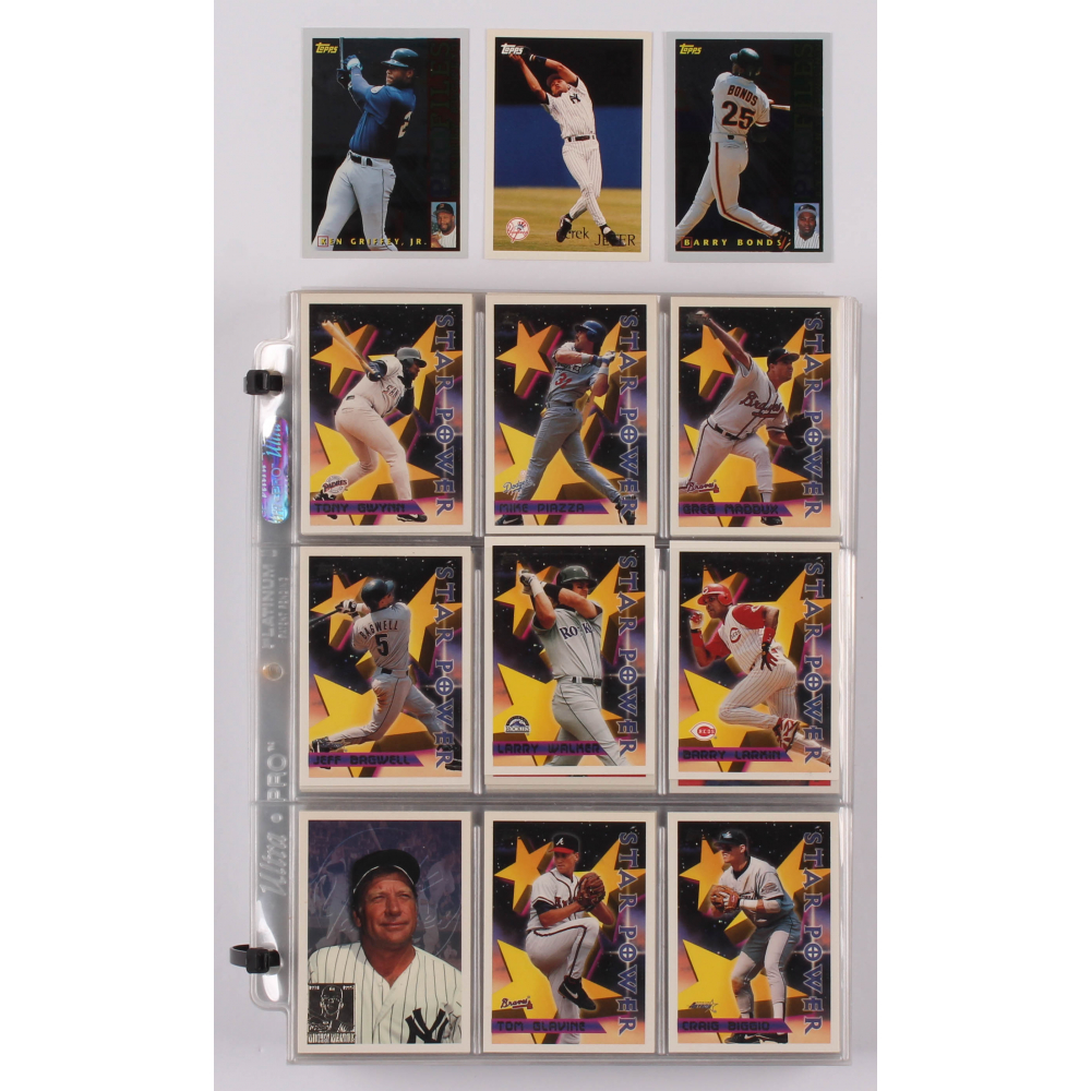 Lot of (2) Baseball Card Sets with (1) 1996 Topps Complete Set of (443 ...